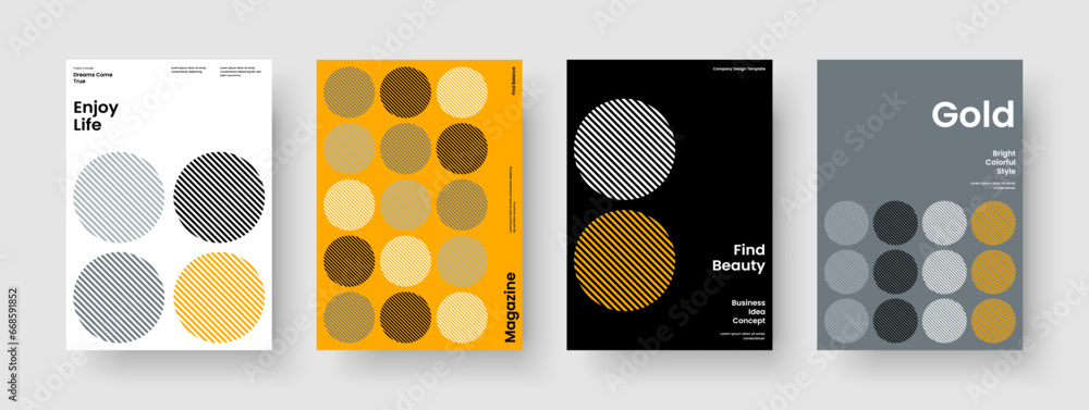 Geometric Flyer Design. Creative Business Presentation Template ...