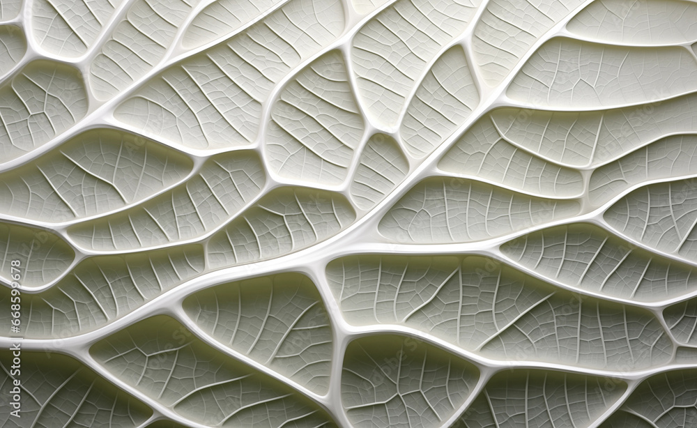 Biomimicry leaves structure. Stock Illustration | Adobe Stock