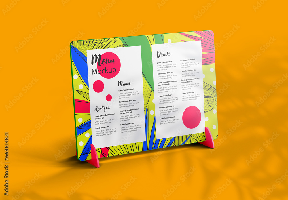 Stand Paper Mockup Stock Template | Adobe Stock