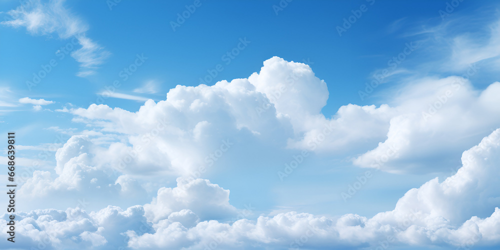 Realistic Hyperdetailed Rendering Of Clear Day Sky With Soft Gradients ...