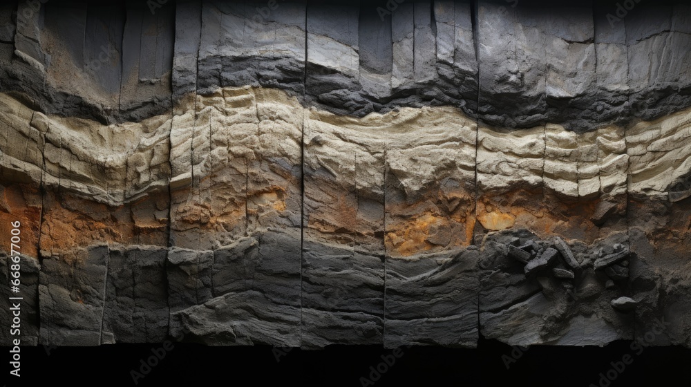 Explore the geological history of the earth with this photo of volcanic ...