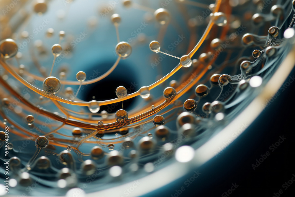 Generative AI micro-entity smaller than any known particle Stock ...