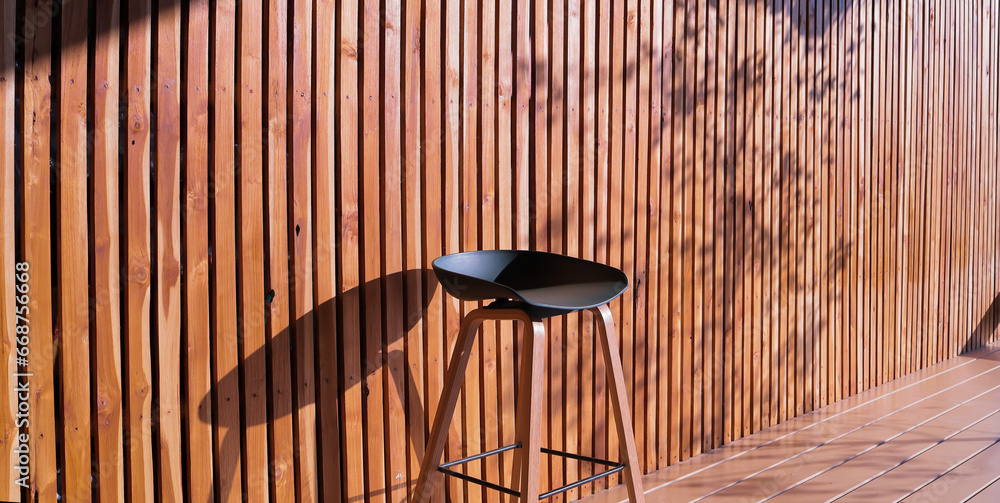 Vertical pattern of thin wooden textured lamellas with timber print ...
