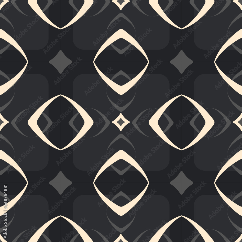 Retro office wallpaper pattern vector. Vintage throwback style with ...