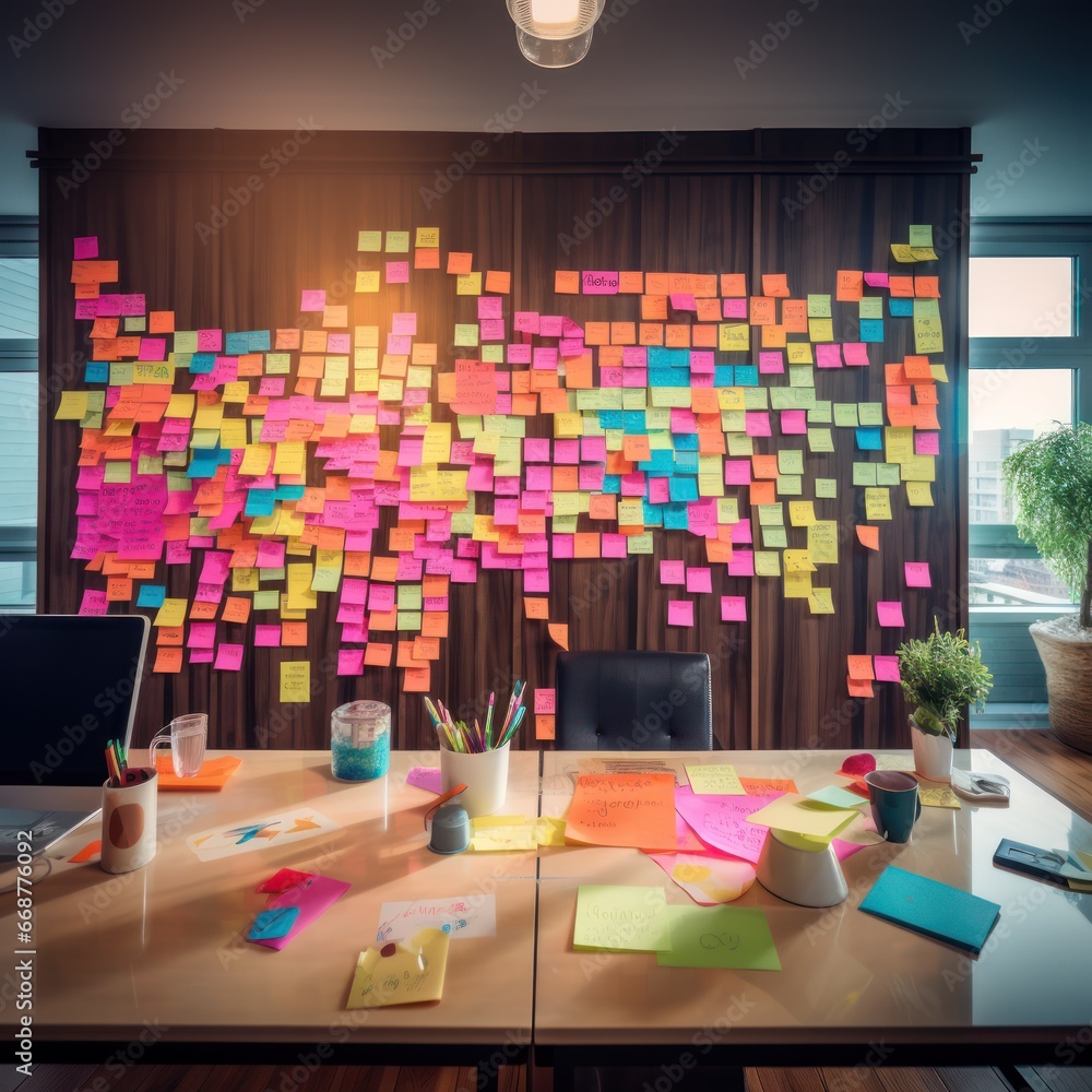 Colorful sticky notes fuel imaginative mind mapping: A visually ...