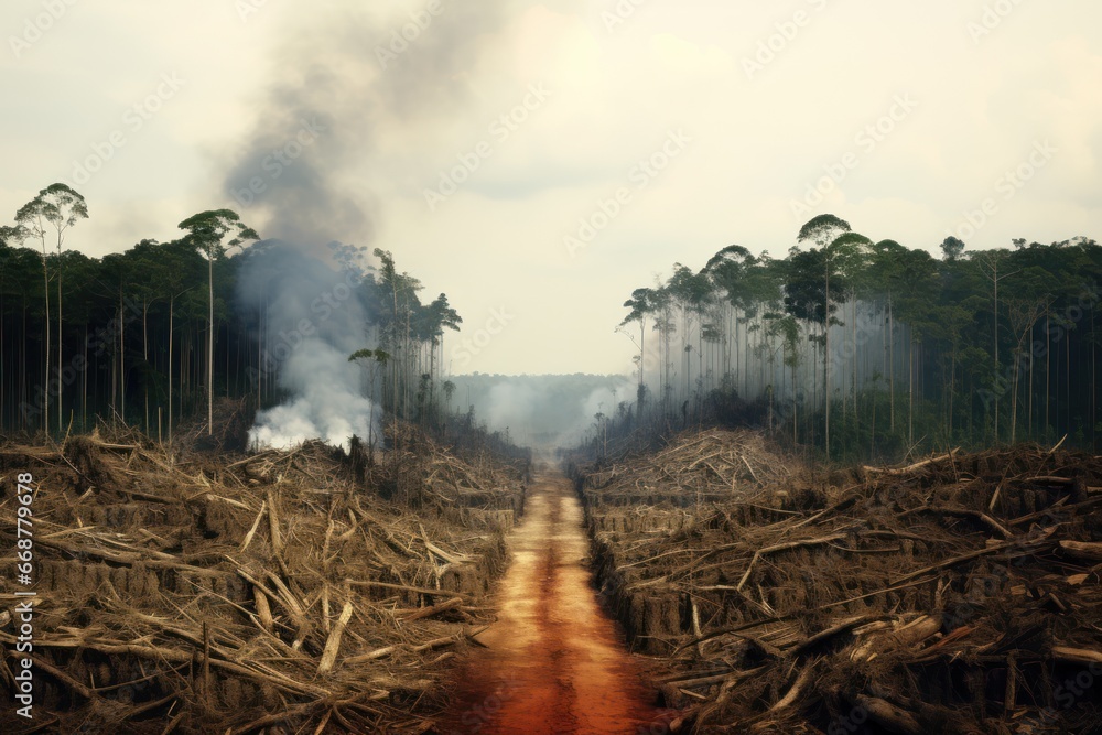 Deforestation: Devastating Impact on Biodiversity Stock Photo | Adobe Stock