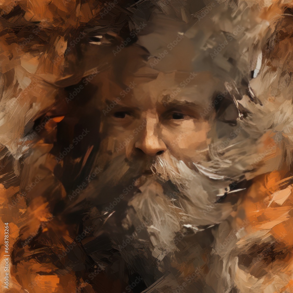 Seamless tilable patterns for digital portraits with oil paint texture ...