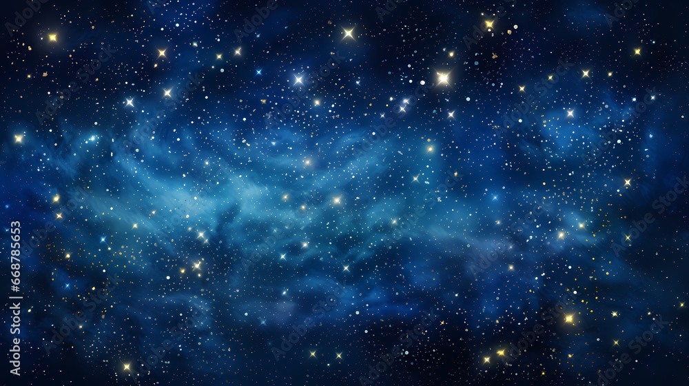 Night sky starry sky PPT background poster wallpaper web page Stock ...
