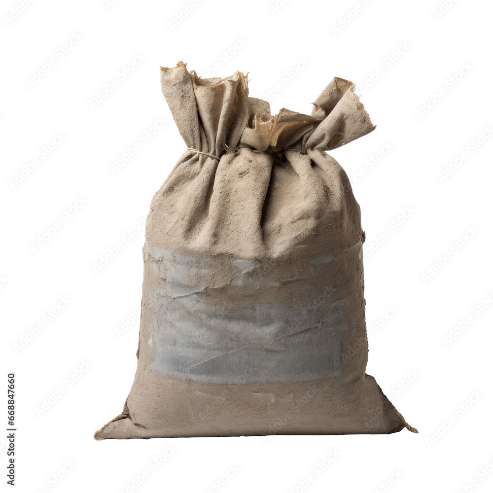 bag of cement, png file of isolated cutout object on transparent ...