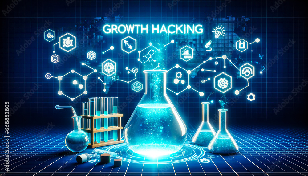 Lab of Digital Experiments: Growth Hacking Potion Overflowing Beaker ...