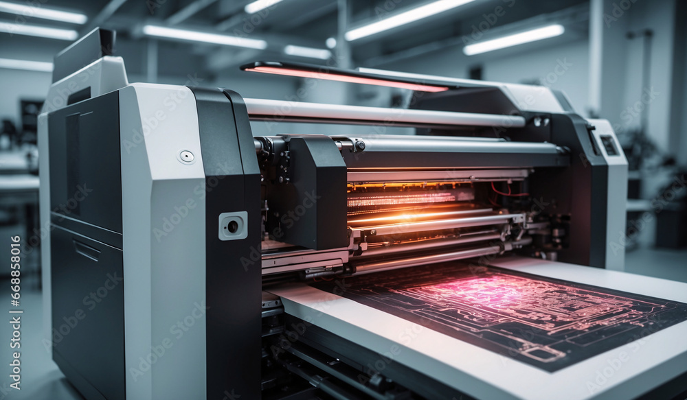 Modern microprocessors require modern printers to print electronic ...