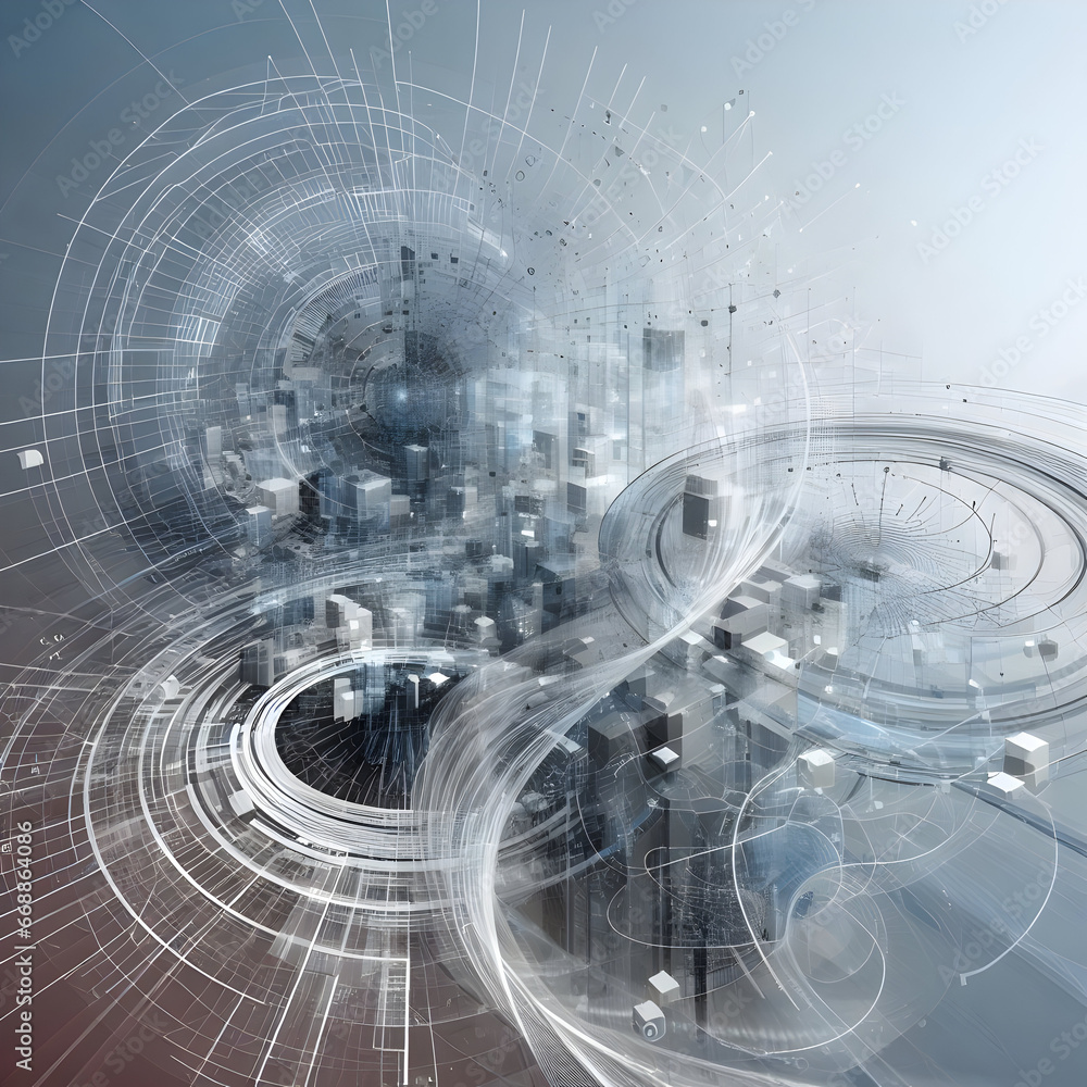 Modern Digital Abstract 3D Background, Contact Computer Generations ...