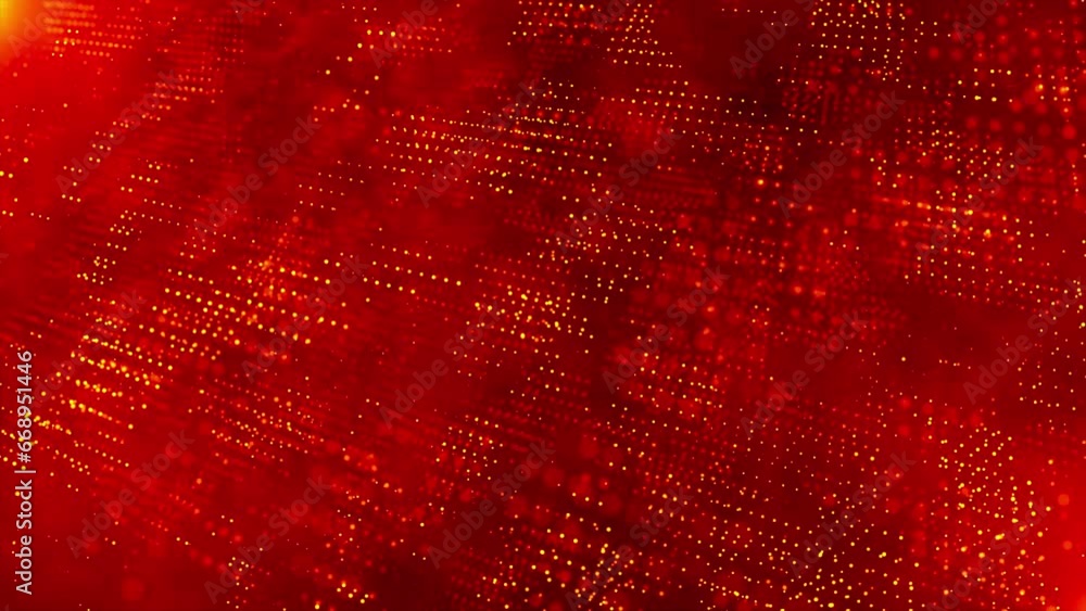 Red abstract digital technology backgrounds. Futuristic digital binary ...