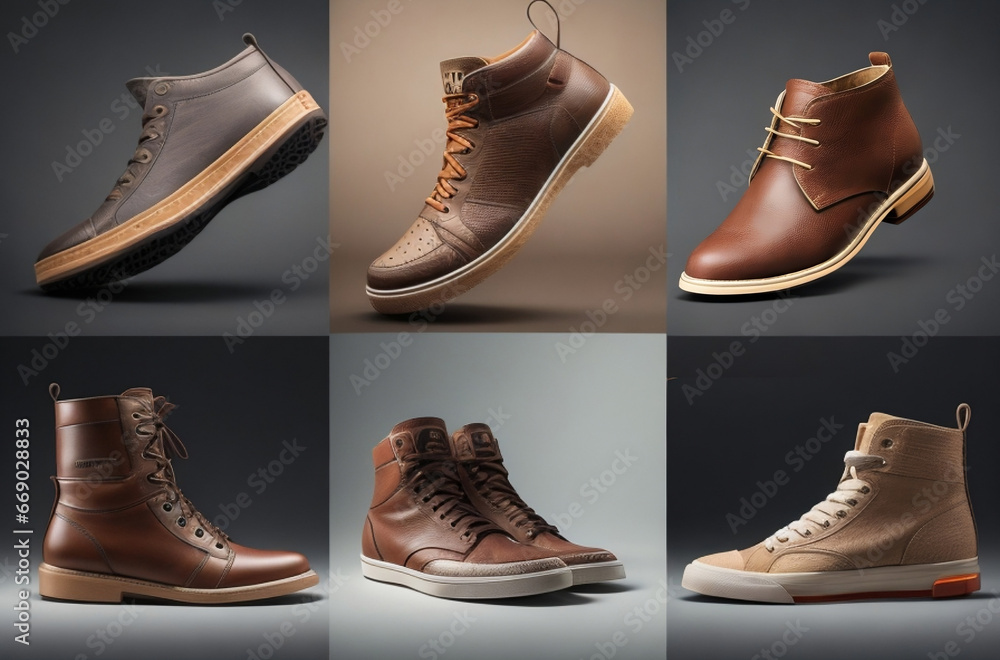 High-quality images of shoes from different angles.Created with ...