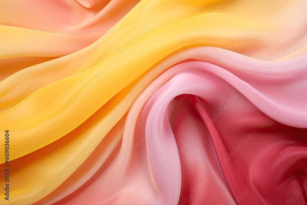 Chiffon Chroma: Multicolor Pink and Yellow Fabric Backgrounds for ...