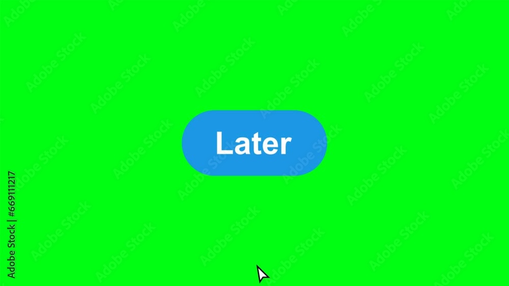 simple animation of cursor icon clicking later button. pack of animated ...