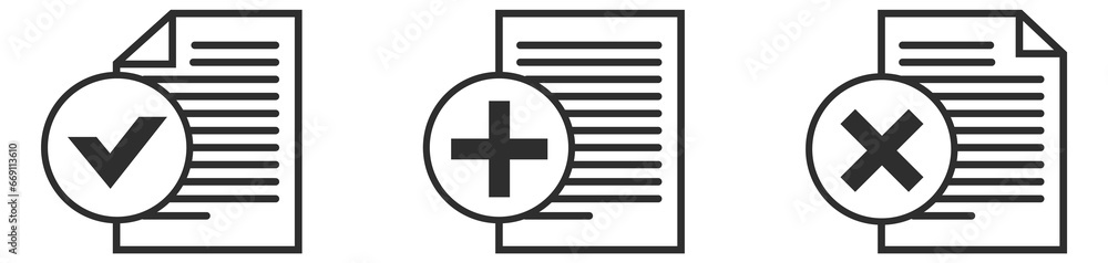 Document edit icon. Delete and add new page symbol Stock Illustration ...