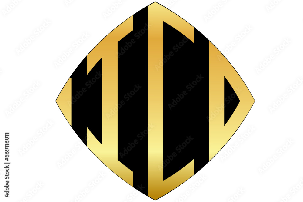 ICD,CD, DC, IC, logos. Abstract initial monogram letter alphabet logo ...