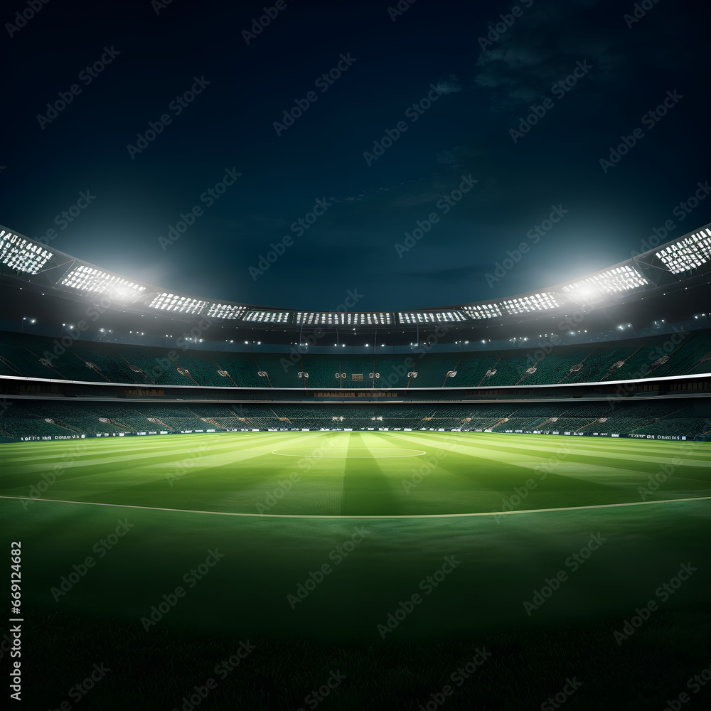 cricket stadium background ai generative Stock Illustration | Adobe Stock