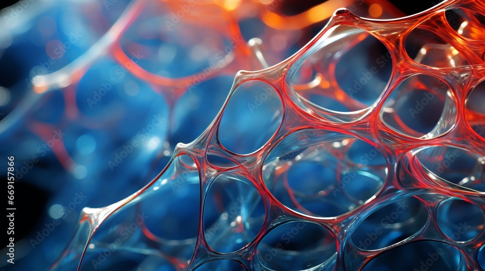 An abstract vision of nanoscale structures, exemplifying the potential ...