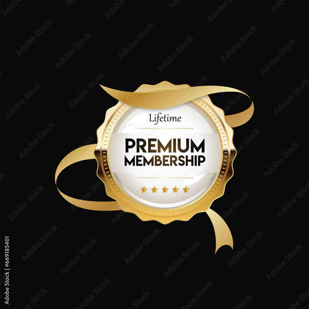 Premium Membership access and Premium Membership Badge with a premium ...