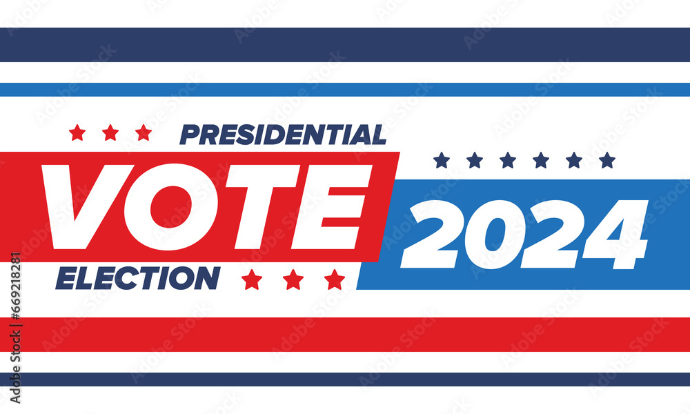 Presidential Election 2024 in United States. Vote day, November 5. US ...