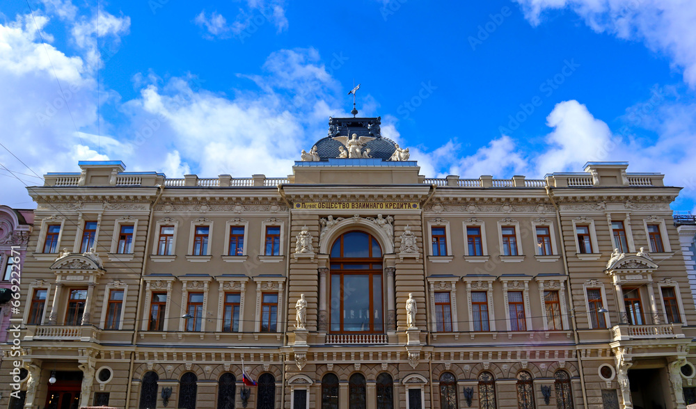 St.Petersburg, Russia - September 16, 2022 - House of the First Mutual ...