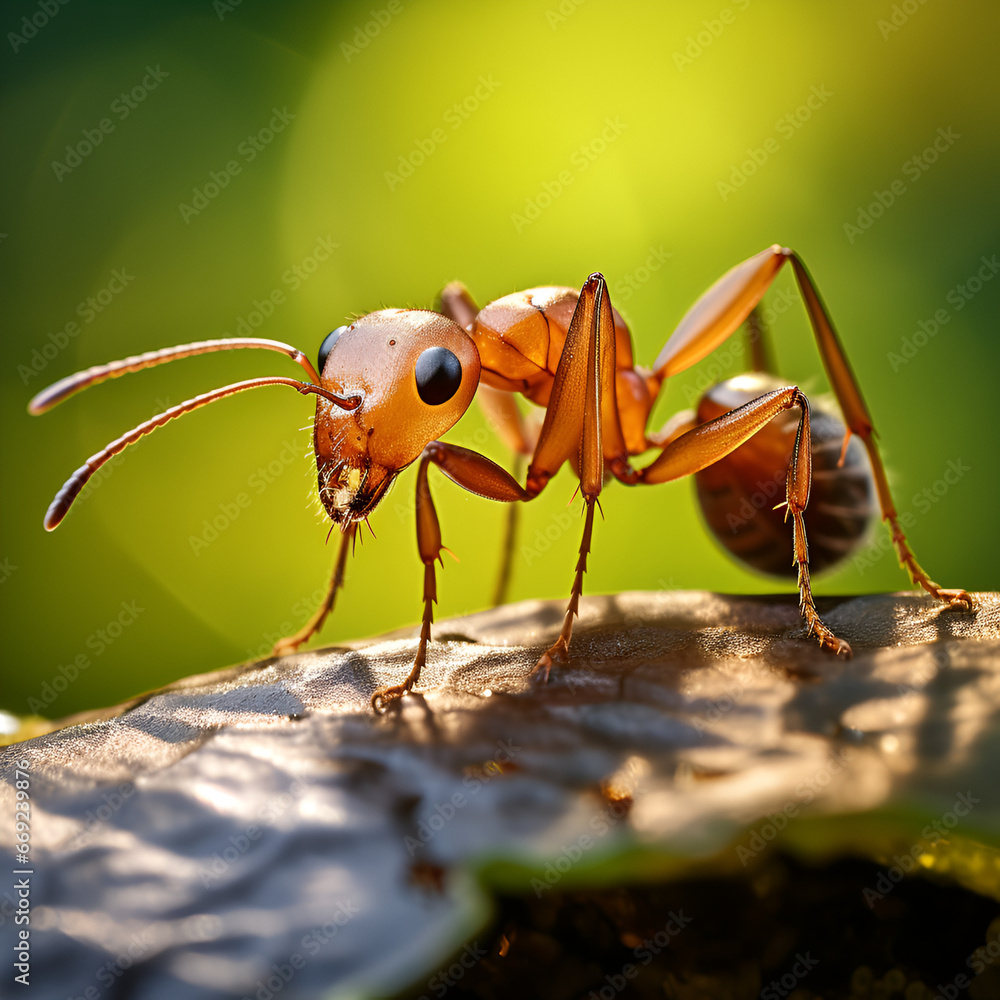 Natures Tiny Titan An Ultra Realistic Portrayal of an Ant Hauling a ...