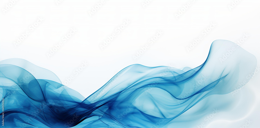 Beautiful blue abstract lines background, smooth lines and twisted ...