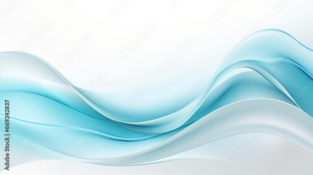 Beautiful blue abstract lines background, smooth lines and twisted ...