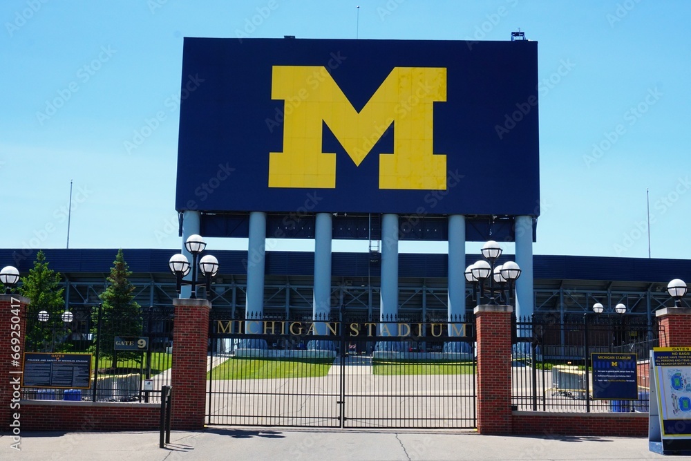 Michigan Stadium (The Big House) is the football stadium for the ...