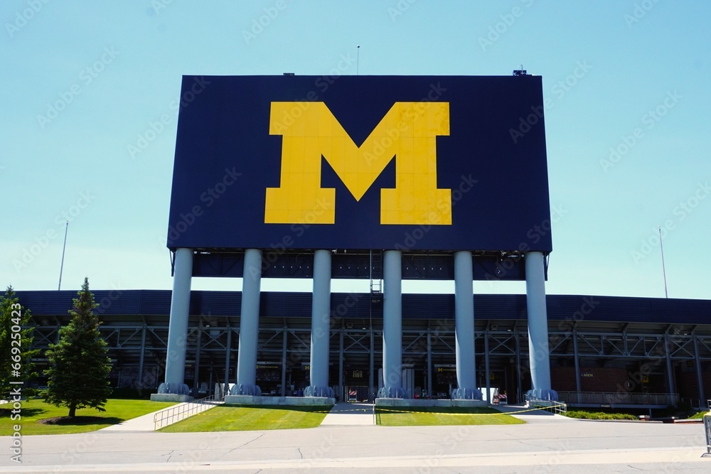 Michigan Stadium (The Big House) is the football stadium for the ...