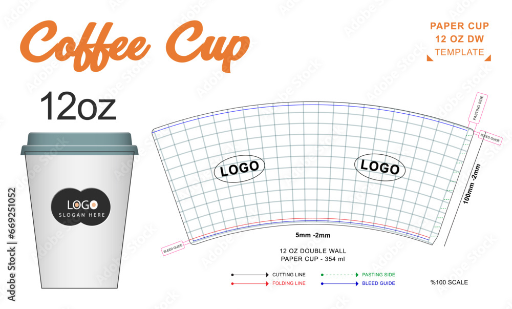 Paper Coffee Mug Template