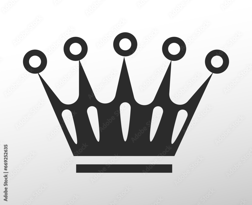 Crown icon, web, app, ui ux, mall sign, door label, vector design ...