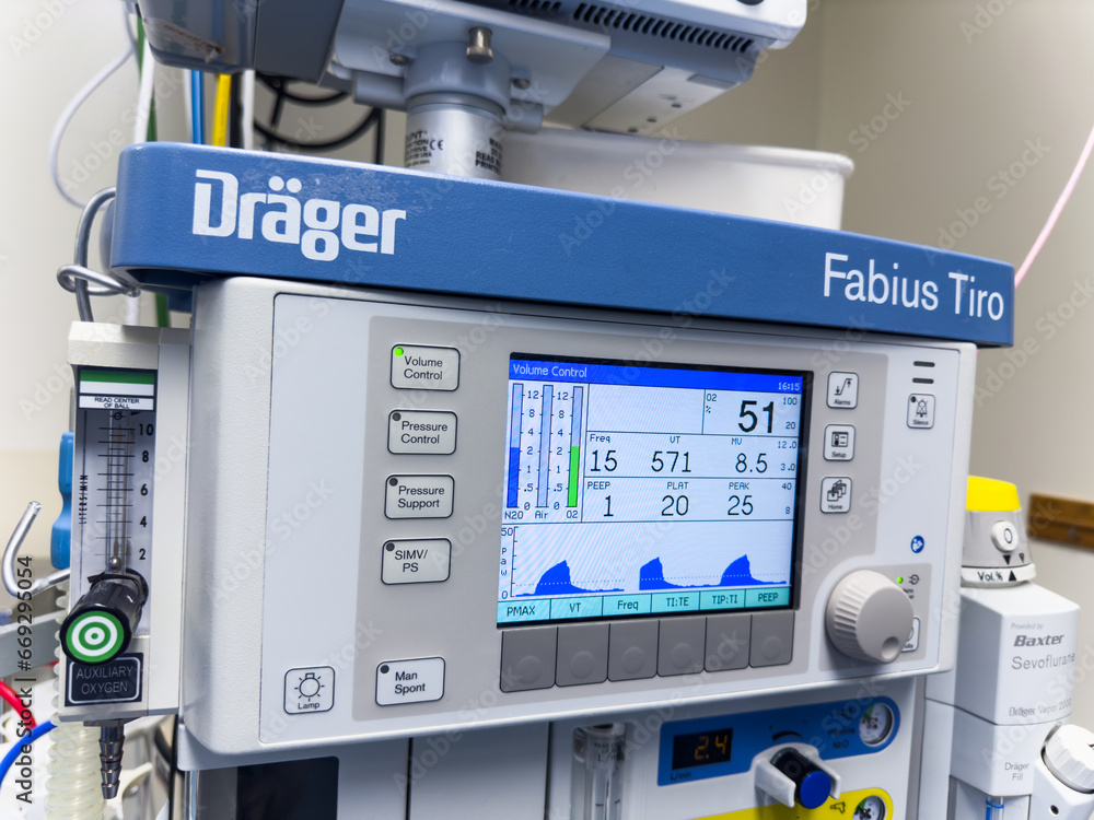 Chicago, IL, USA, October 28, 2023, Drager's logo embodies quality in ...