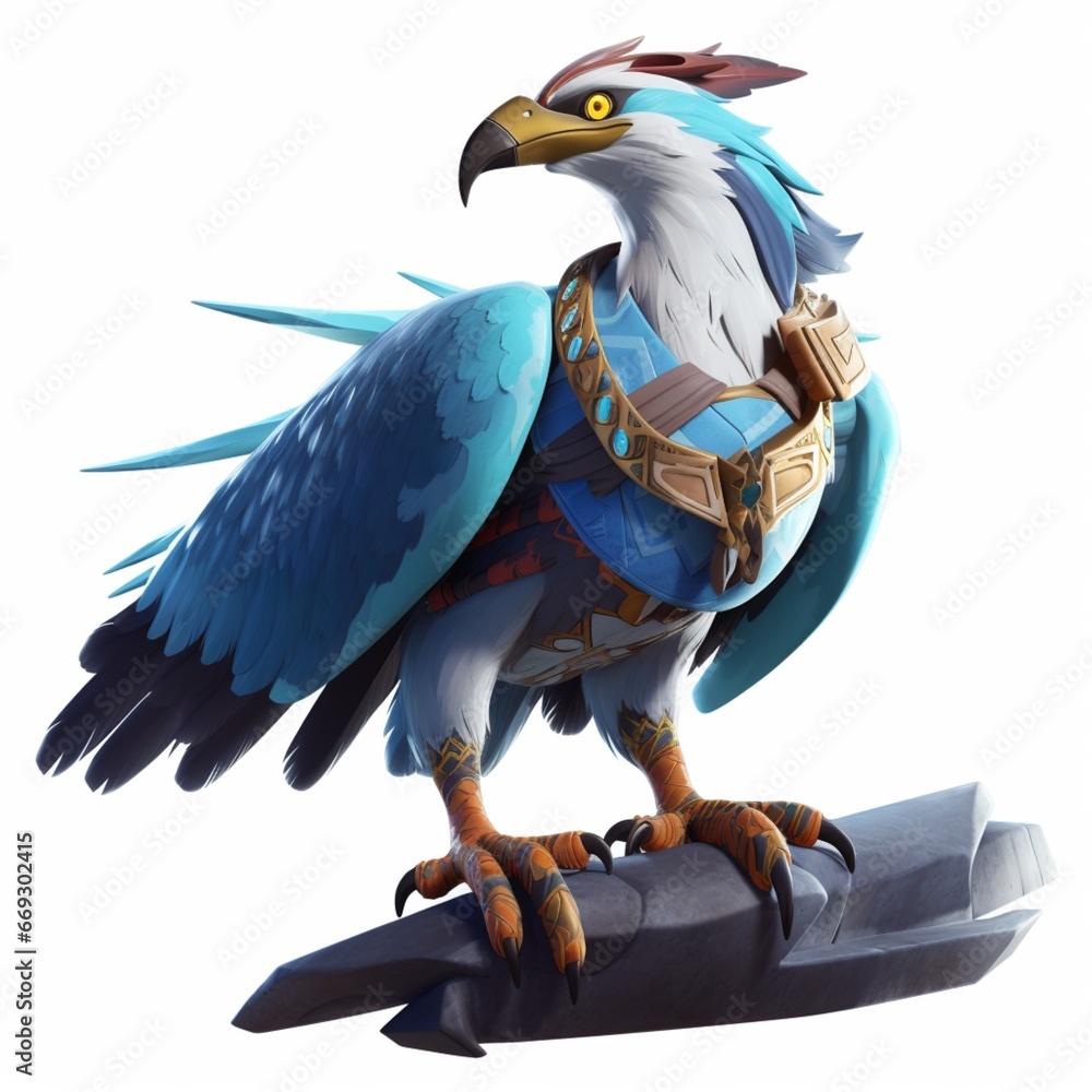 Revali legend of zelda franchise breath of the wild Ai generated art Stock Illustration | Adobe ...