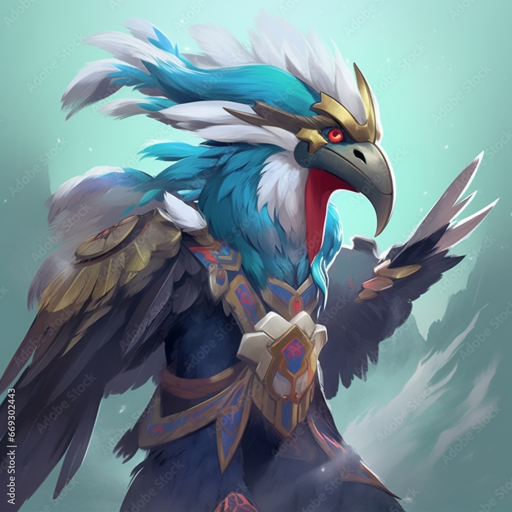 Revali legend of zelda franchise breath of the wild Ai generated art Stock Illustration | Adobe ...