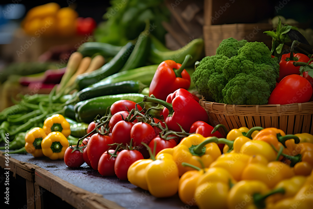 colorful capsicum AI generated Stock Illustration | Adobe Stock