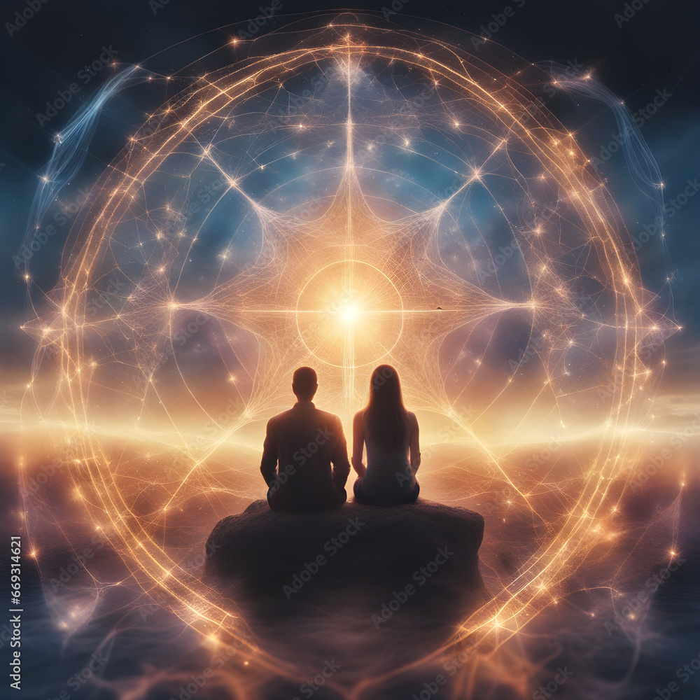 Spiritual Connection Between Two Persons, with electromagnetic ... Spiritual Connection Between Two Persons, with electromagnetic ...