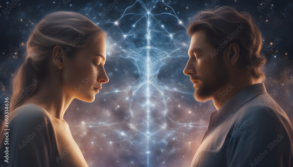 Spiritual Connection Between Two Persons, with electromagnetic ... Spiritual Connection Between Two Persons, with electromagnetic ...