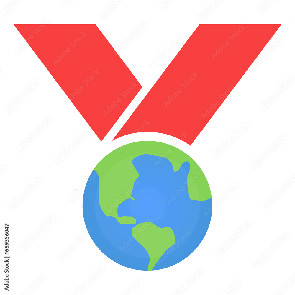 Vector illustration of earth charter icon sign and symbol. colored ...