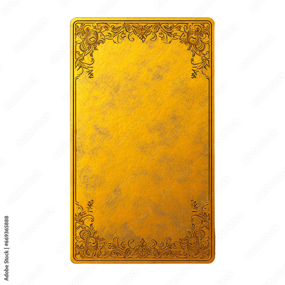 Mystical Insights: Isolated Tarot Card Oracle Card on a Transparent ...