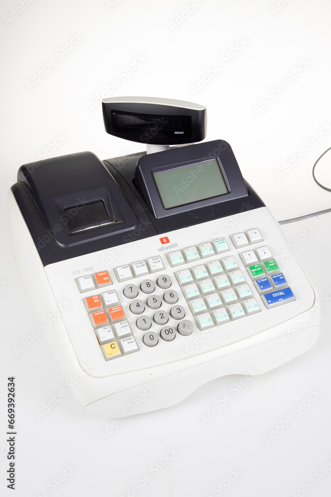 olivetti ECR 7900 cash register computer monitor screen checkout ...