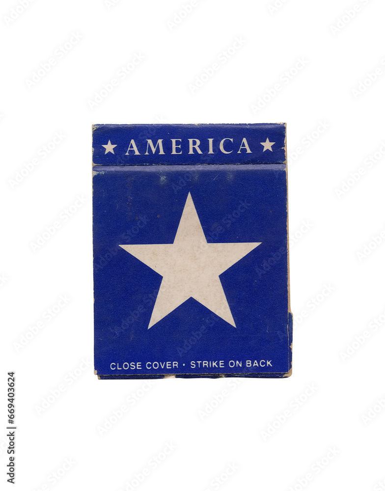 vintage worn old pack of matches in a matchbook on png transparent ...