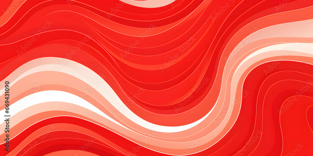waved red background with a wavy pattern, Chinese New Year festivities ...