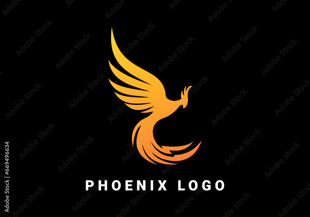 mythology, orange, phoenix, phoenix logo, rebirth, red, regal, royal ...