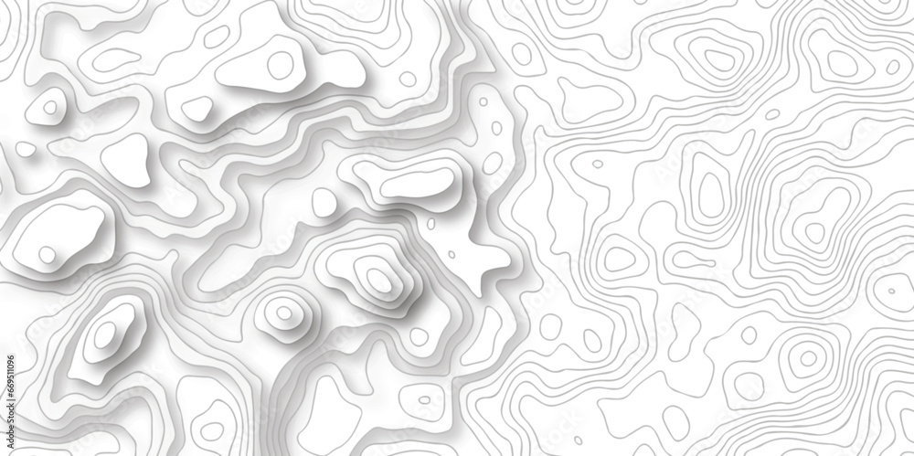 Abstract pattern with grid wave lines topographic map background ...