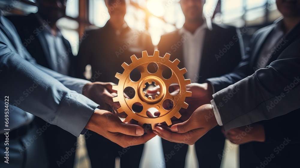 Corporate Synergy: Diverse Business Team Unveiling Unity and Success ...