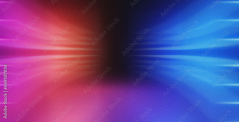 Vibrant VHS style orange pink teal white psychedelic grainy gradient ...