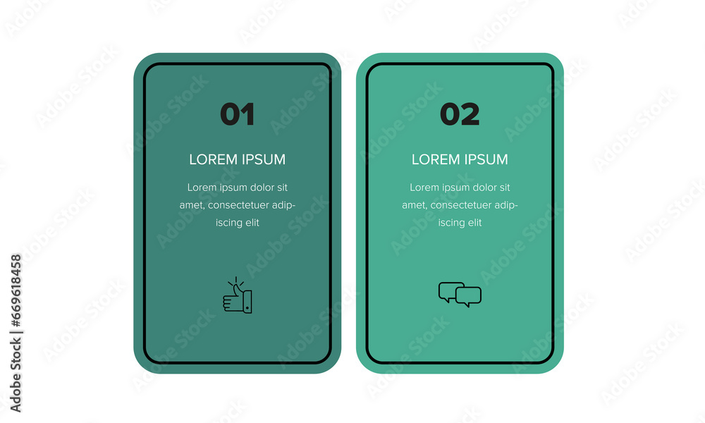 Infographic. Vector Infographic design template with icons and 2 ...